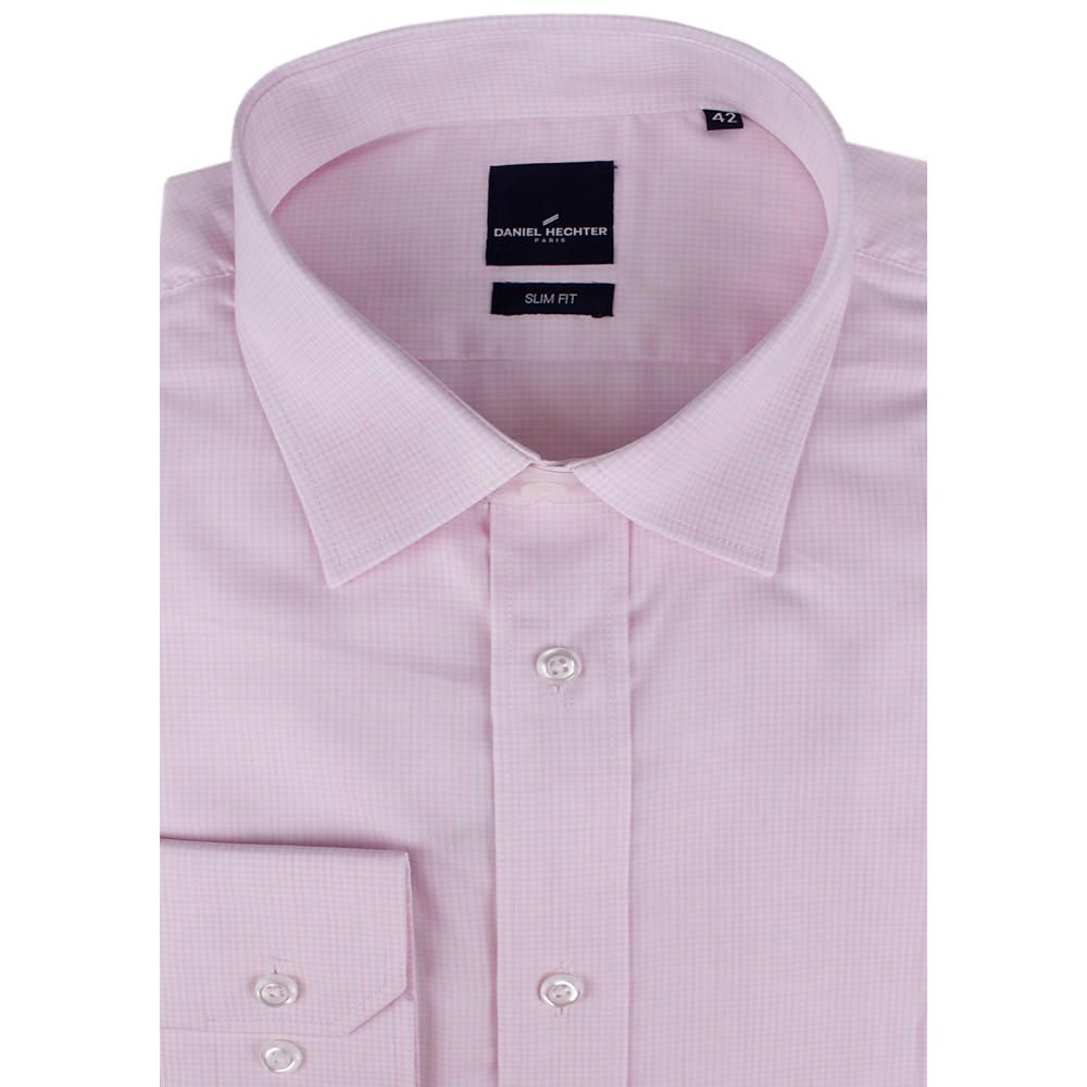 DANIEL HECHTER TALL MINI CHECK L/S SHIRT - Tall Men’s Shirts Australia ...